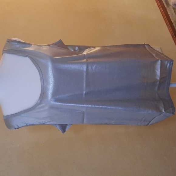 Denim 24/7 | Tops | Shimmery Silver Tank Top | Poshmark